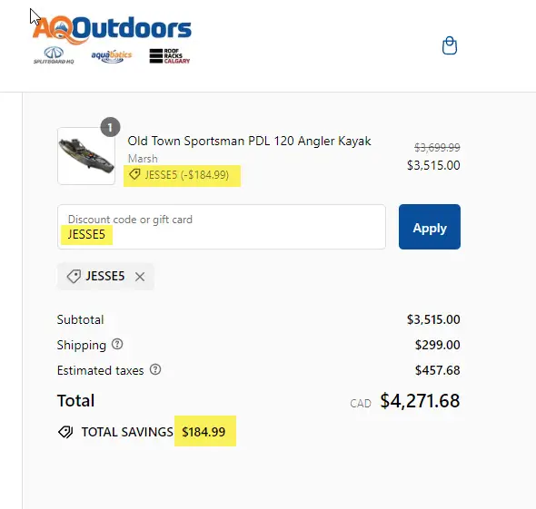 Kayak Gear and AQ Outdoor Ambassador with Discount Codes - BC Fishing ...